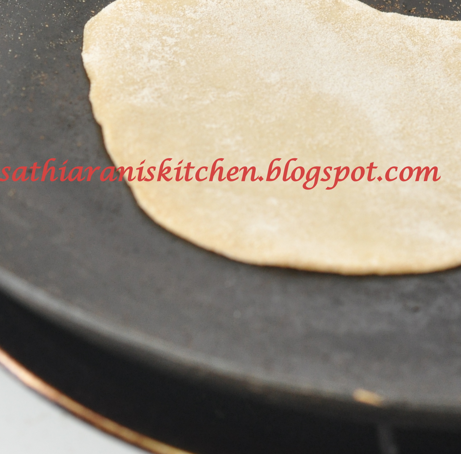 Sathia's Indulgence: A Family Affair @ Kitchen - Chapati making