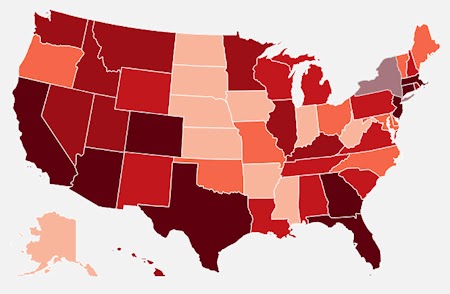 The Presurfer: A Map Showing The Most Expensive House In Every US State