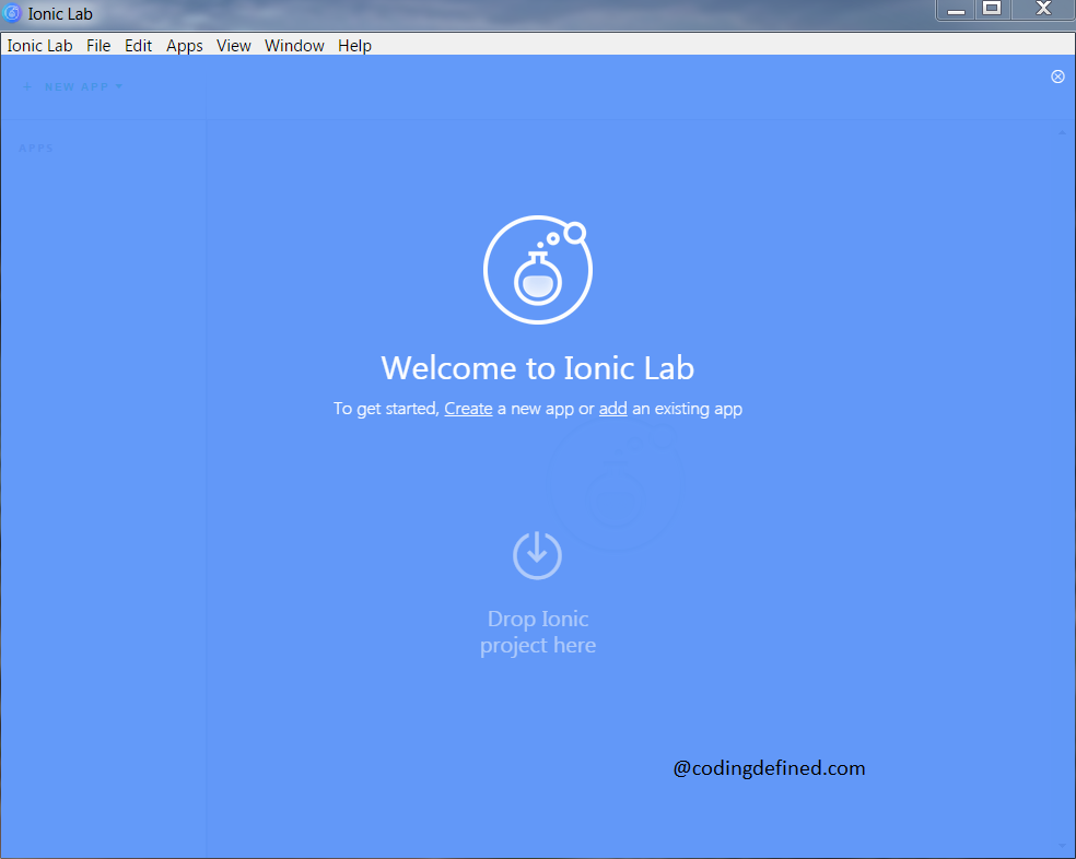 IonicLab for Windows - Coding Defined IonicLab for Windows - Coding Defined