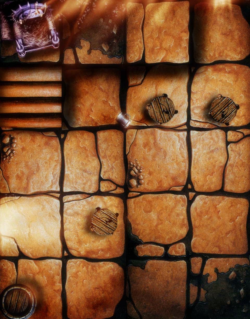 Free dungeon tiles to print: Plateaux HeroQuest Remaster de Gravaillon