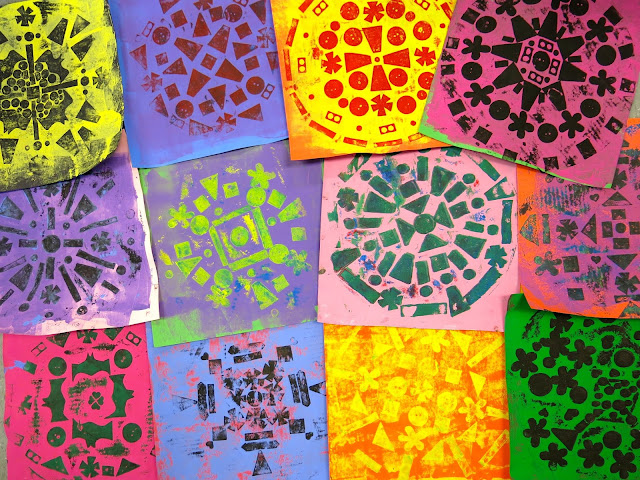 Cassie Stephens: In the Art Room: Radial Design Printmaking