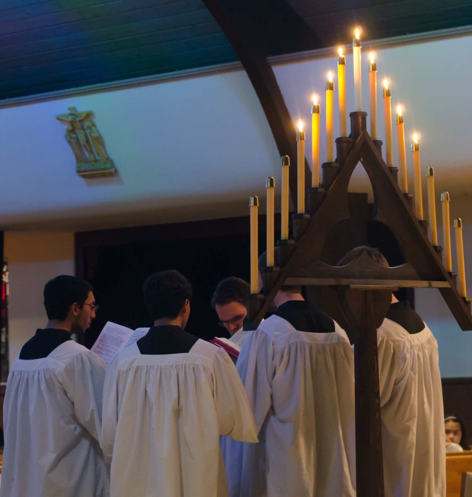 New Liturgical Movement: Tenebrae at Wyoming Catholic College