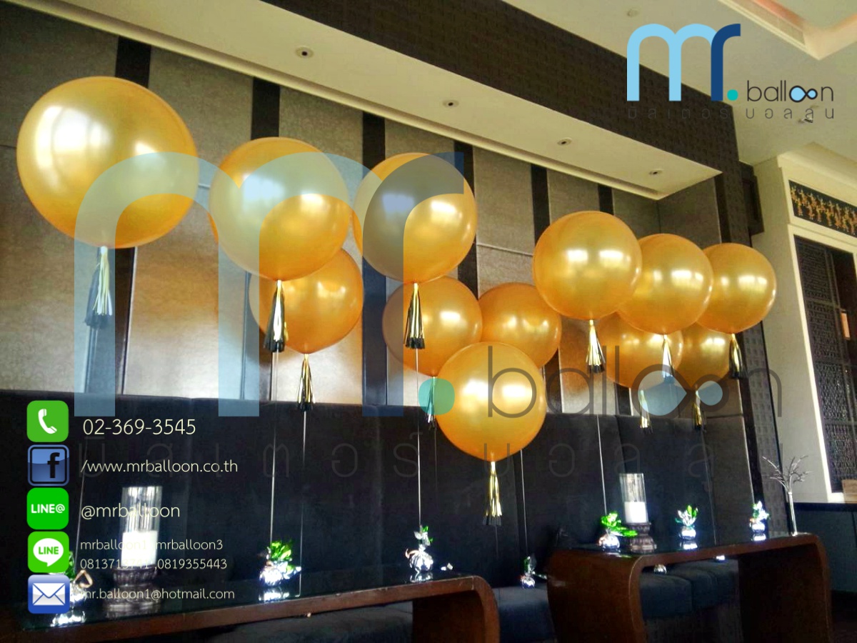 มิสเตอร์ บอลลูน Mr.Balloon [balloon-decoration Helium] ลูกโป่งอัดแก๊สฮี ...