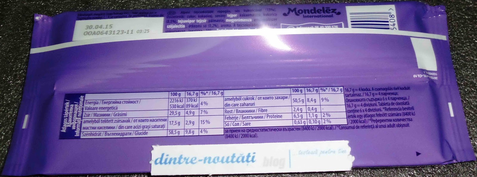 milka CORN&CHOCO FOREVER | D-Nblog. Păreri sincere despre produse noi ...