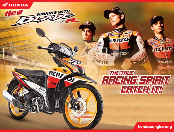 Sepeda Motor Honda Murah di Pekanbaru: Spesifikasi NEW BLADE REPSOL