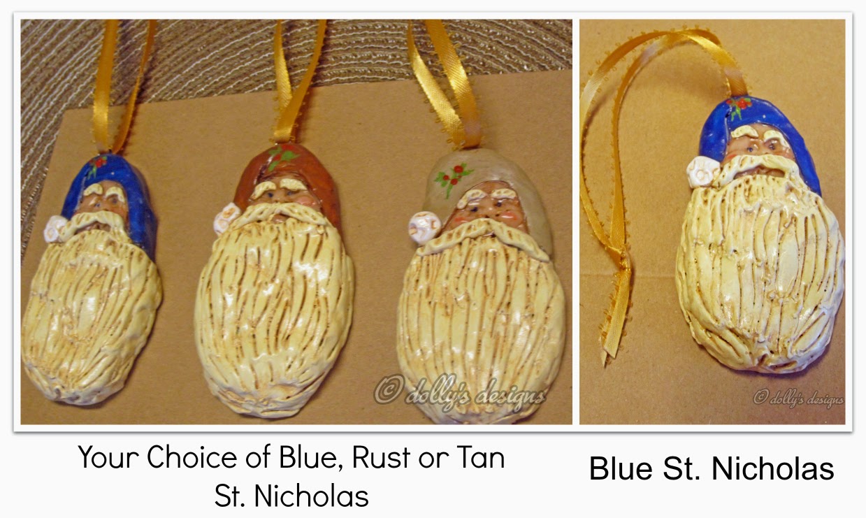 dolly's designs: Working on St. Nicholas Ornaments