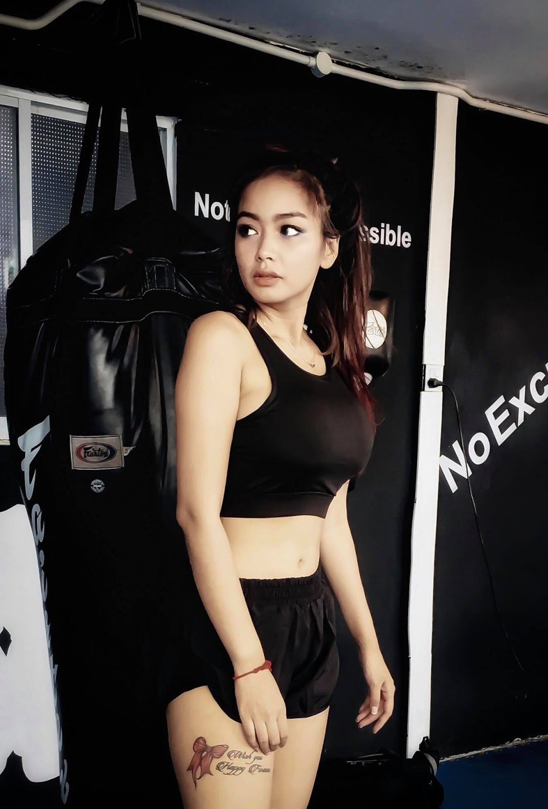 Nwe Nwe Htun - Myanmar Model Photoshoot in Gym