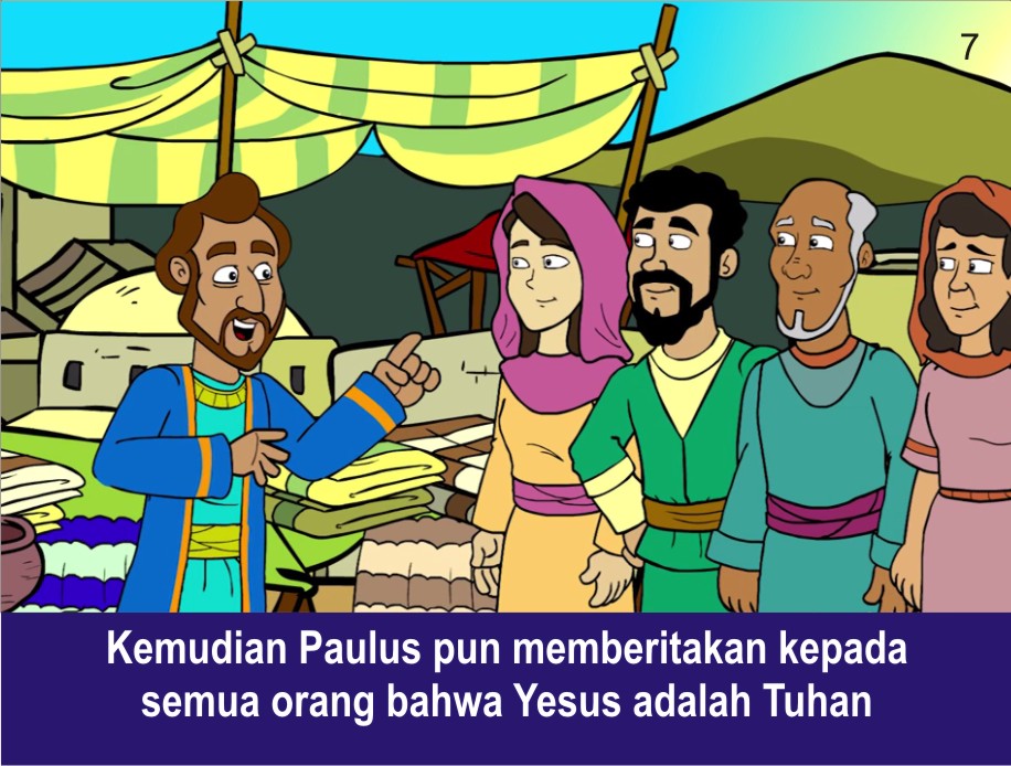 Komik Alkitab Anak: Paulus Di Dalam Keranjang