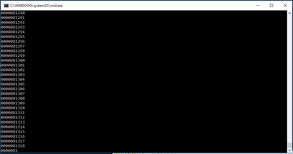 C Computer Programming Print All Possible 10 Digit Password Combinations Using 0 9 And Save 