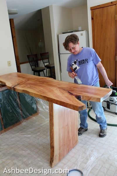 Ashbee Design: Live-Edge Desk • DIY Tutorial