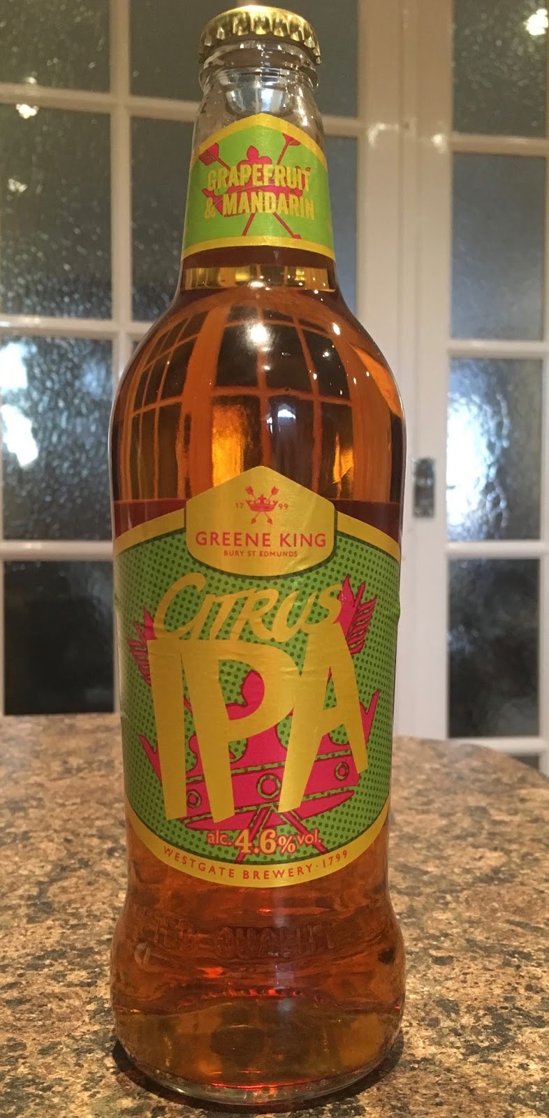 FOODSTUFF FINDS: Citrus IPA Greene King (Waitrose) By @SpectreUK