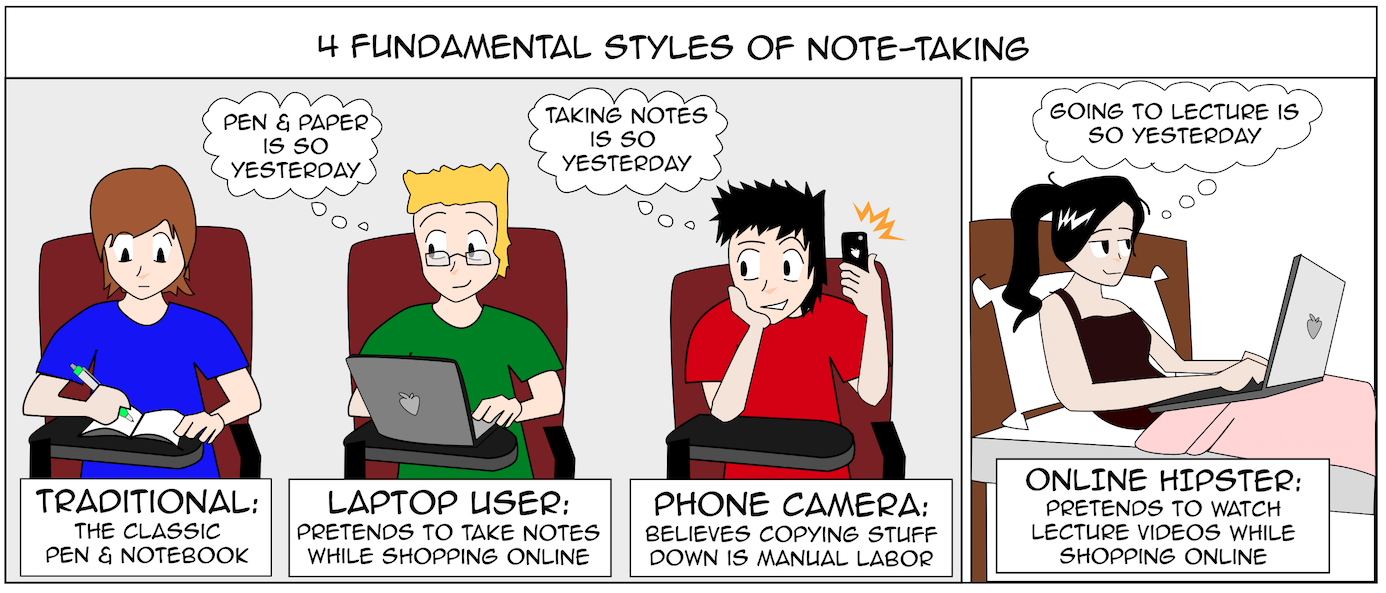 Q.E.D. Comics: 'Taking Notes'