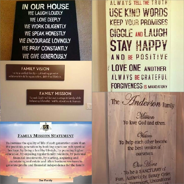 FAMILY MISSION AND VISION STATEMENT – Do you have one? – Trendy Mum