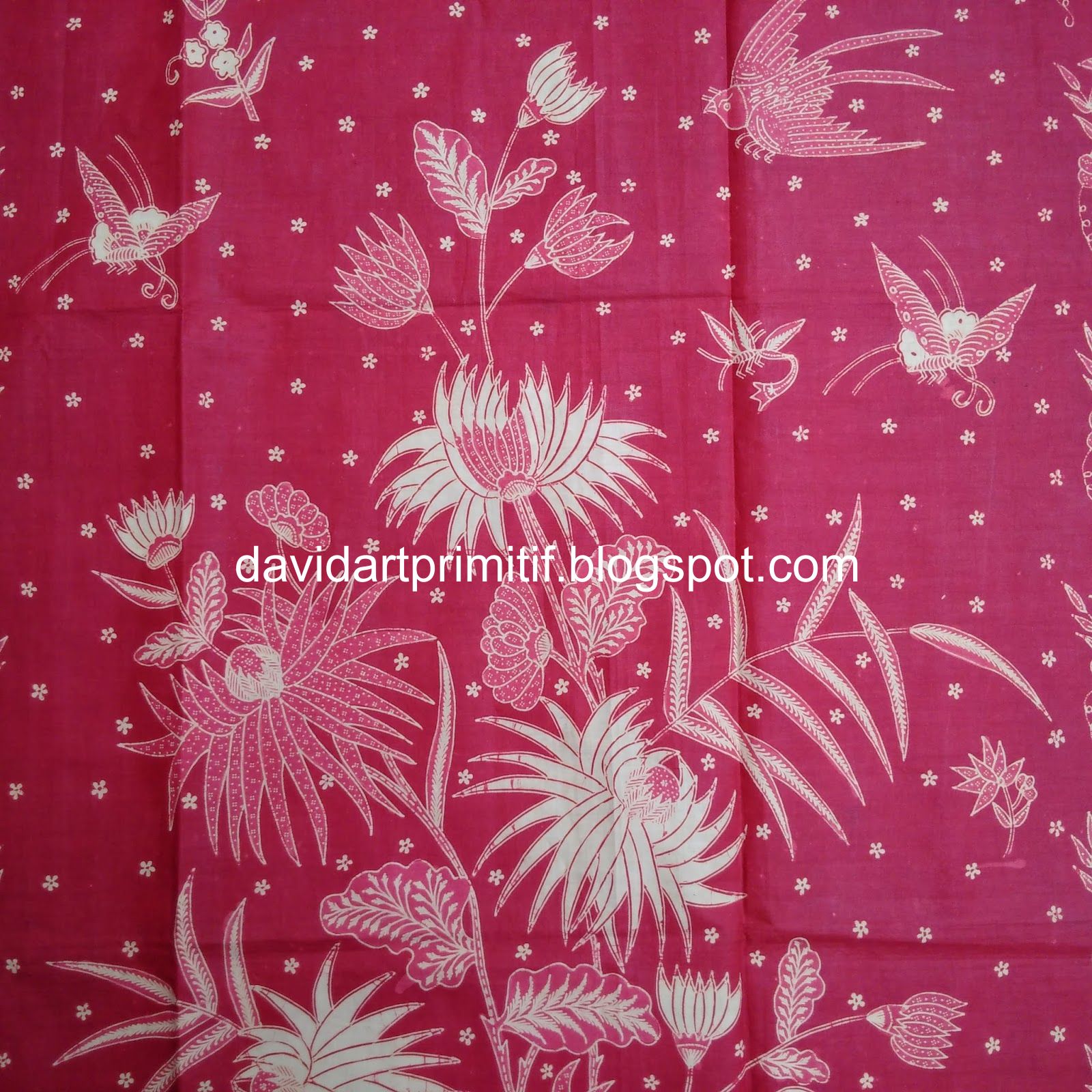 Art & Primitif: Sarung Batik Belanda Motif Buketan Bunga