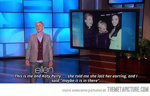 ELLEN DEGENERES FUNNY MOMENTS AND QUOTES : Best Ellen Degeneres GIF ...