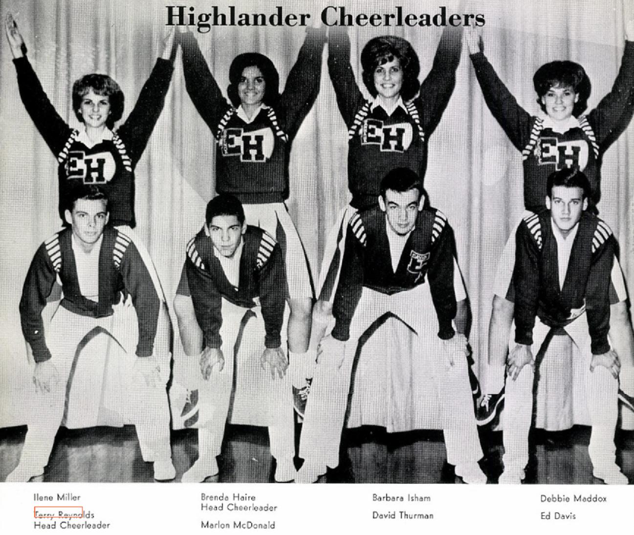 1963 Eastern Hills High School EHHS Highlanders: EHHS Cheerleaders