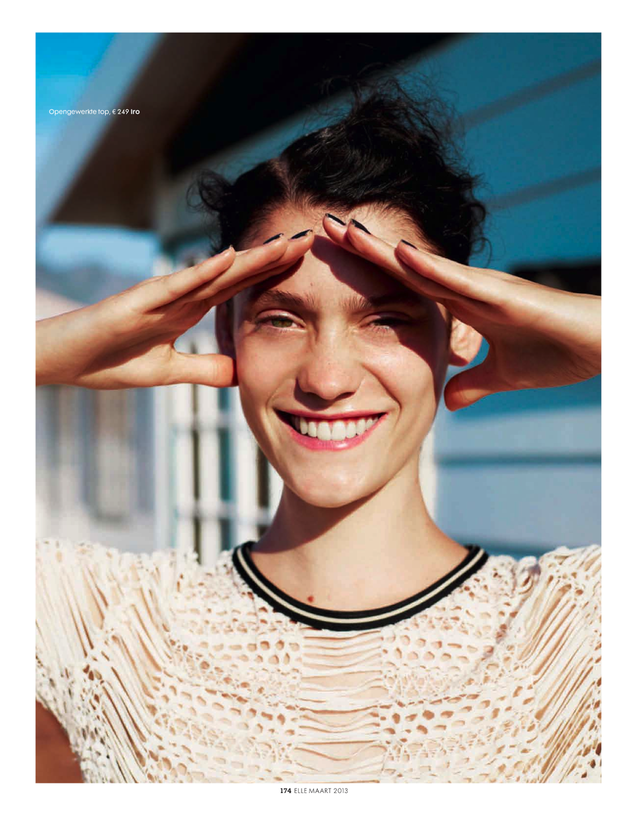 shore thing: emily meuleman by barrie hullegie for elle netherlands ...