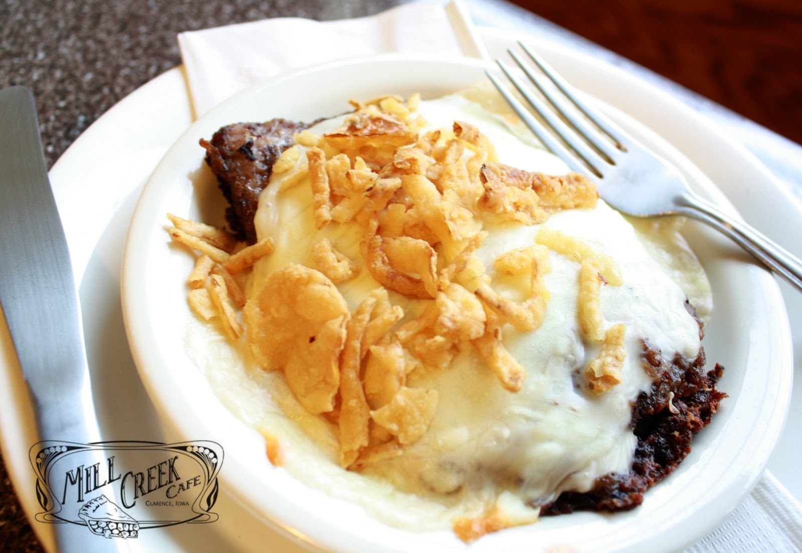 Mill Creek Cafe: Cheesy Steak on Today's Menu