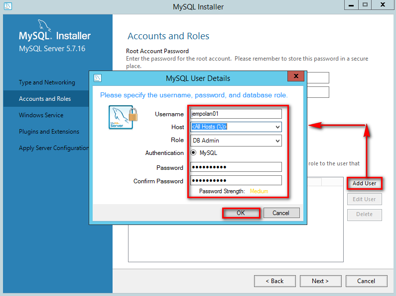 Konfigurasi Data Base Server Windows server 2012 r2 (MYSQL)