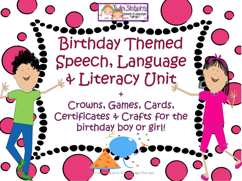 Twin Speech, Language & Literacy LLC: Comment to win a Free Birthday ...