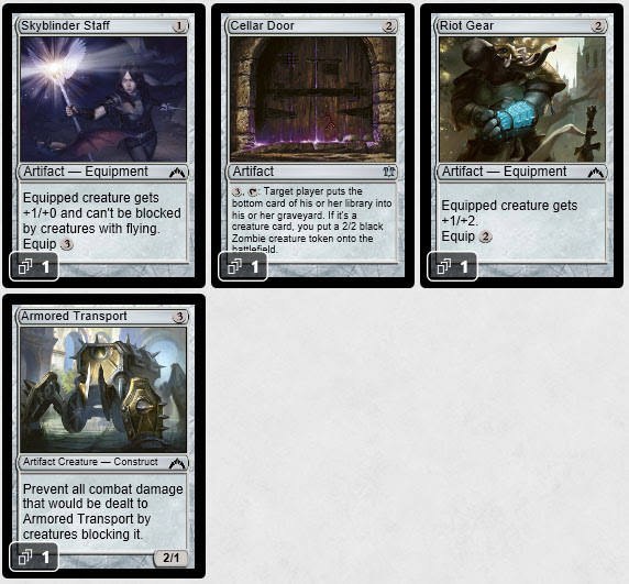 Magic the Gathering Adventures: Artifact Cube 2016 Draft: Three Paper Decks