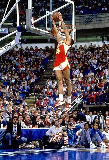 Spud Webb. Concurso de mates de 1986. - FOTOS HISTÓRICAS DEL DEPORTE
