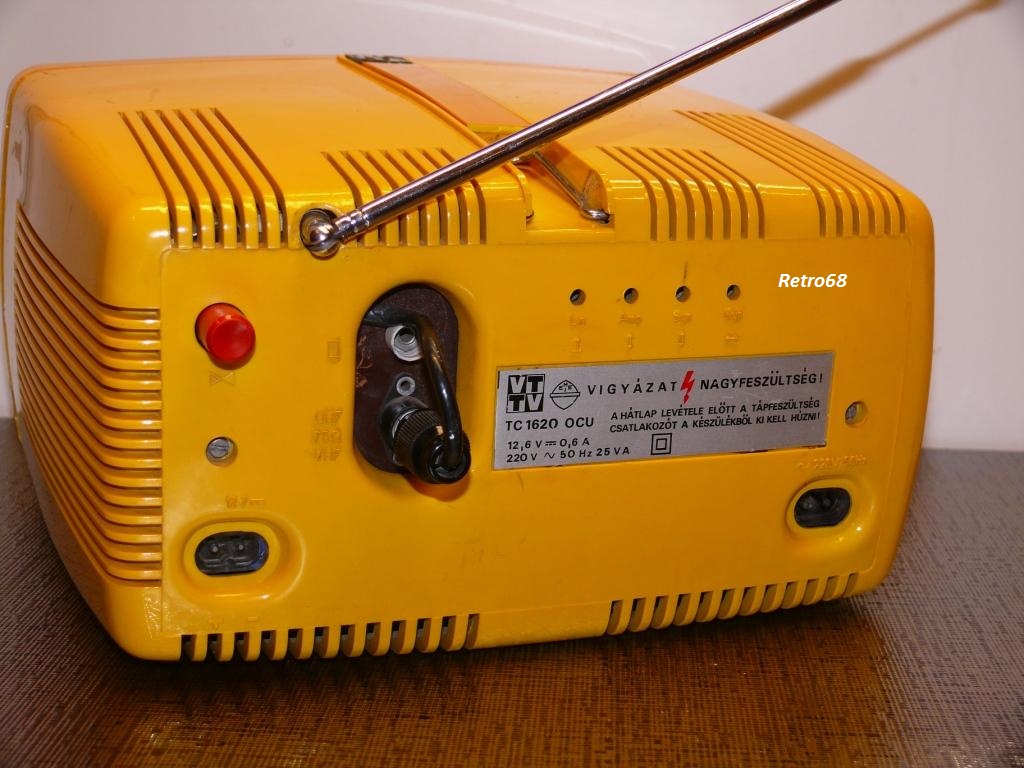 Retro 68: TC 1620 mini Videoton TV