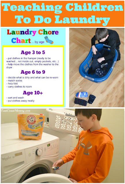 East Coast Mommy: Teaching Children to do Laundry... including a ...