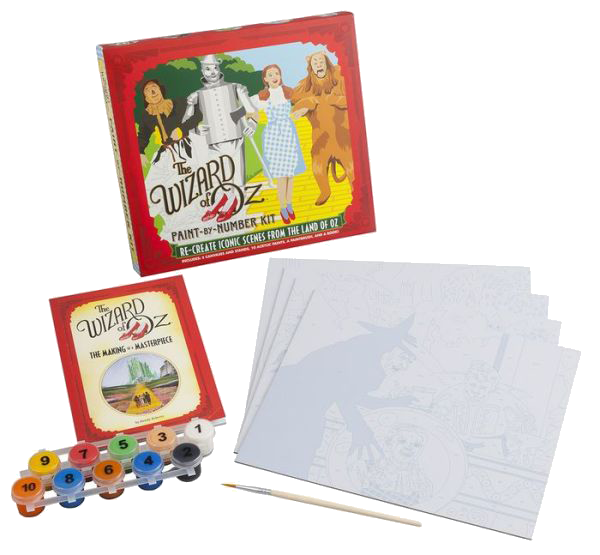 Curiozity Corner: Wizard of Oz Paint-By-Numbers by Randy Roberts