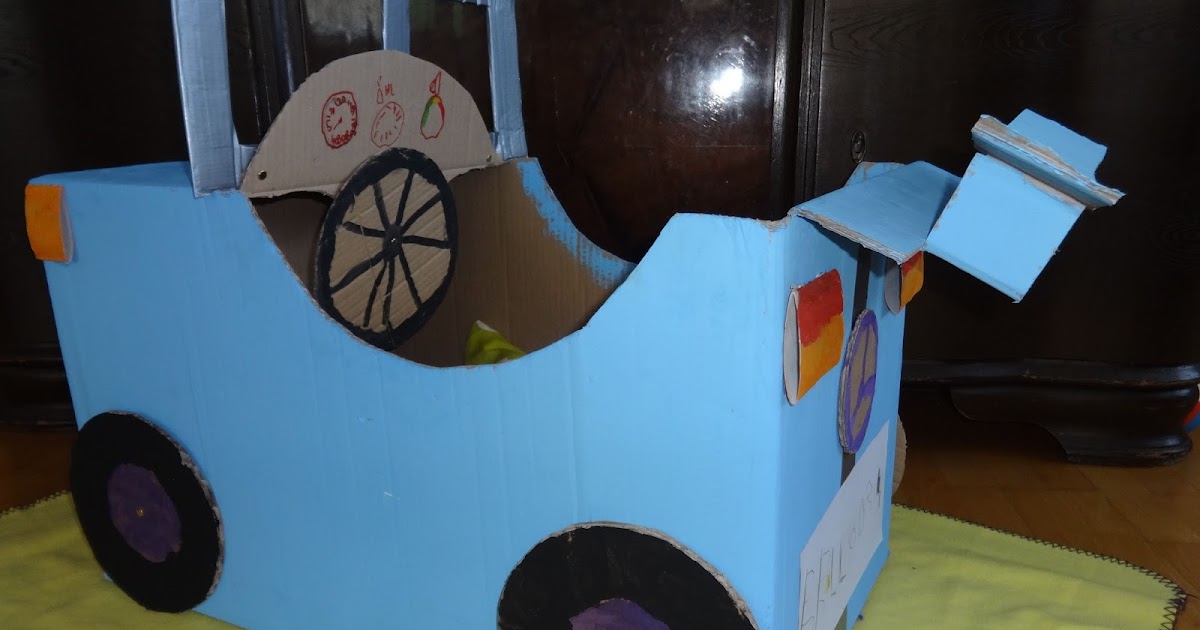 Bastelspaß mit Hasekind: Auto aus Karton