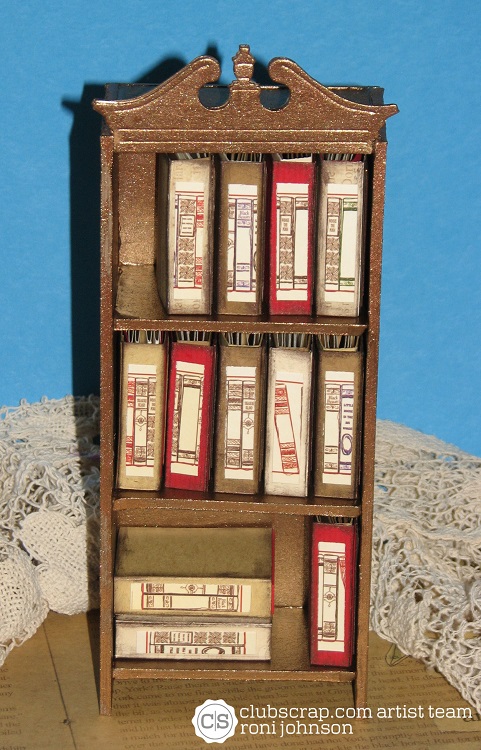 Ink Stains: Mini Matchbox Books & Bookshelf