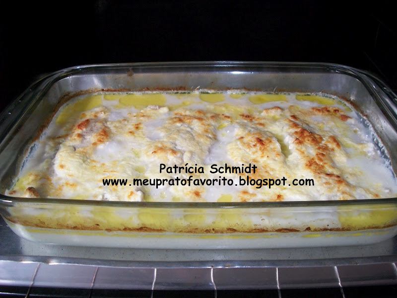 Meu prato favorito: Filé de peixe gratinado