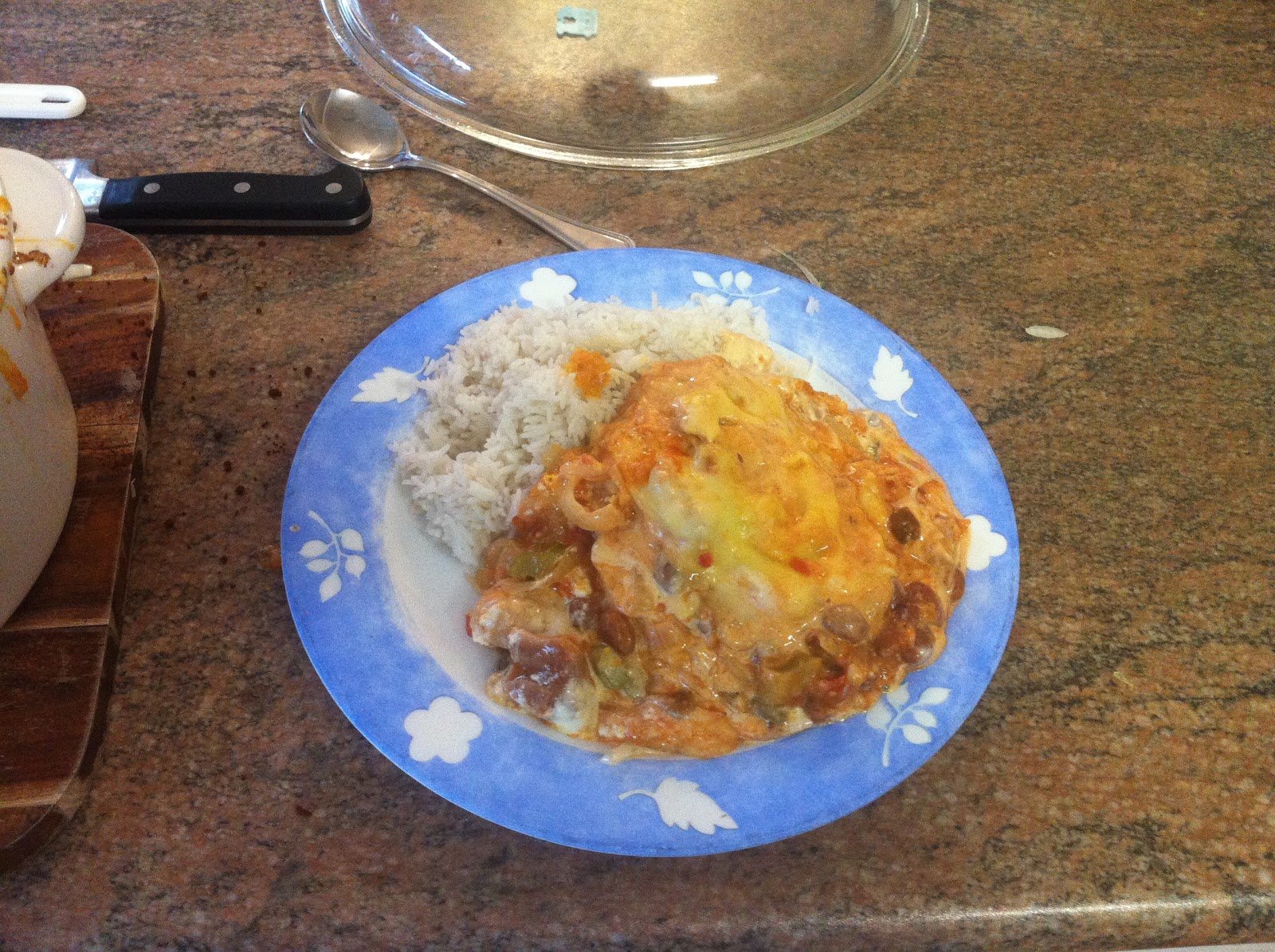 My Place - Food Wine and all that goes with it.: Mexican Chicken Surprise