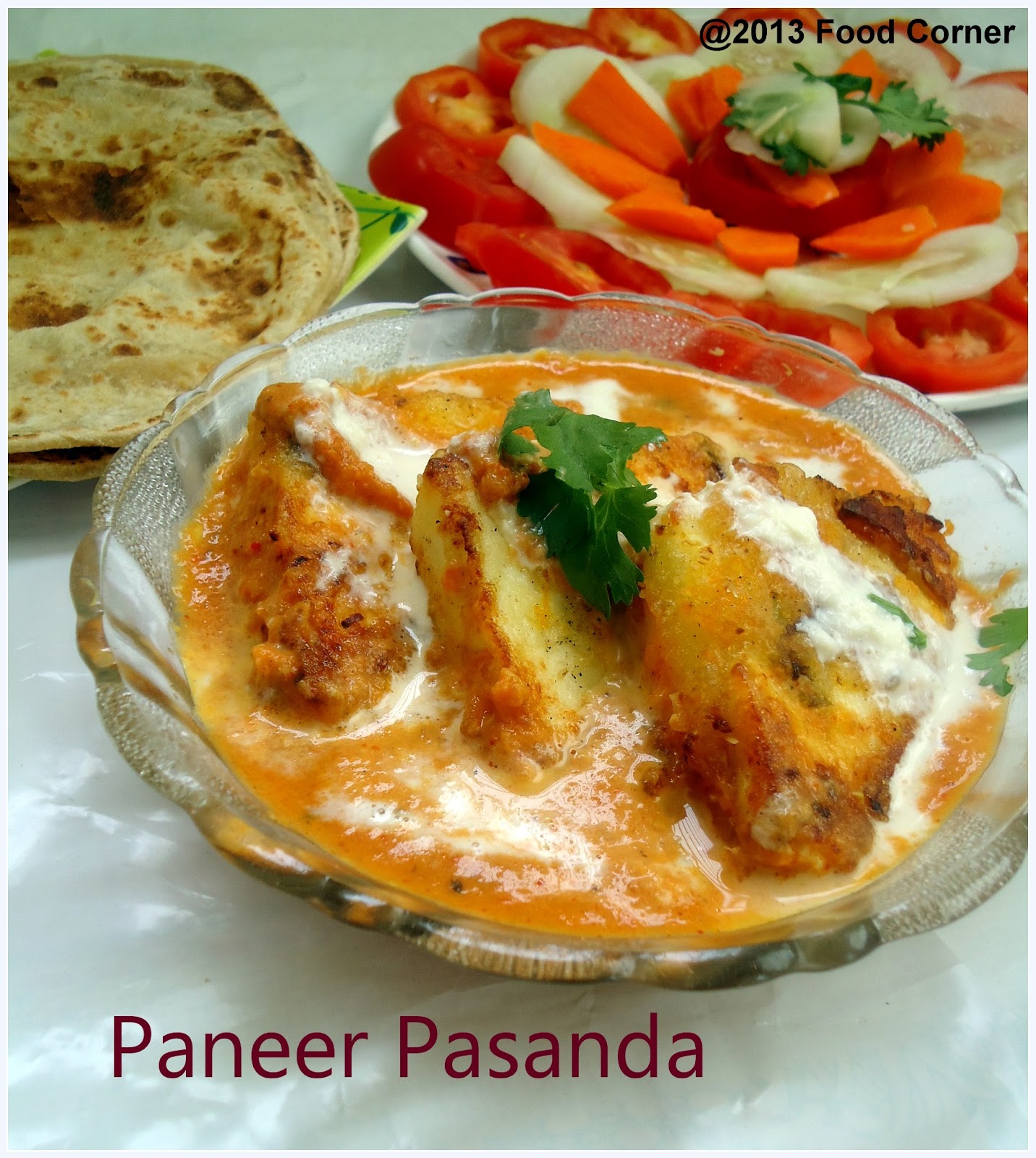 Paneer Pasanda | Paneer Recipe ~ Kiran's Food corner