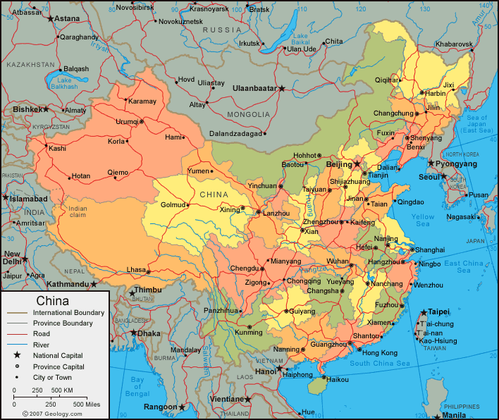 Imagenes del mapa de china - Imagui