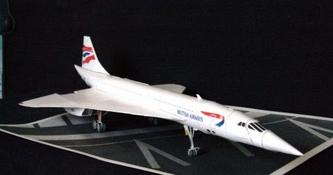 Ninjatoes' papercraft weblog: Papercraft Concorde supersonic passenger ...