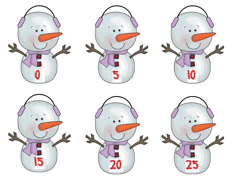 Lovely Literacy & More: Snowman Number Packet