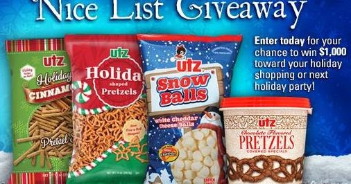 Utz Snacks Prize Pack Giveaway - 28 Winners. 2 $500 Winners, Grand ...