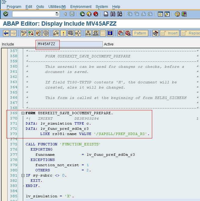 SAP ABAP 4 Tutorial: Edit or Delete Implicit Enhancement