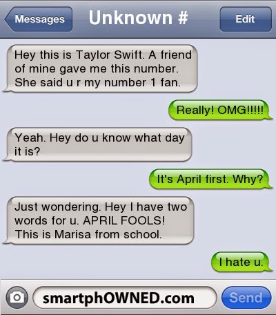 Make April Fools: 6 April Fools Day Text Messages