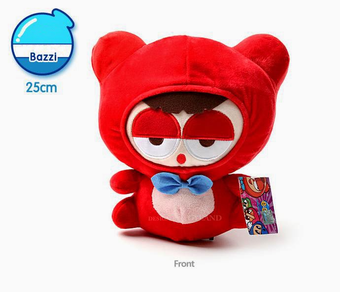 JinsDolls: Crazy Arcade BnB Bazzi Characher rad Doll 25Cm (9") Plush