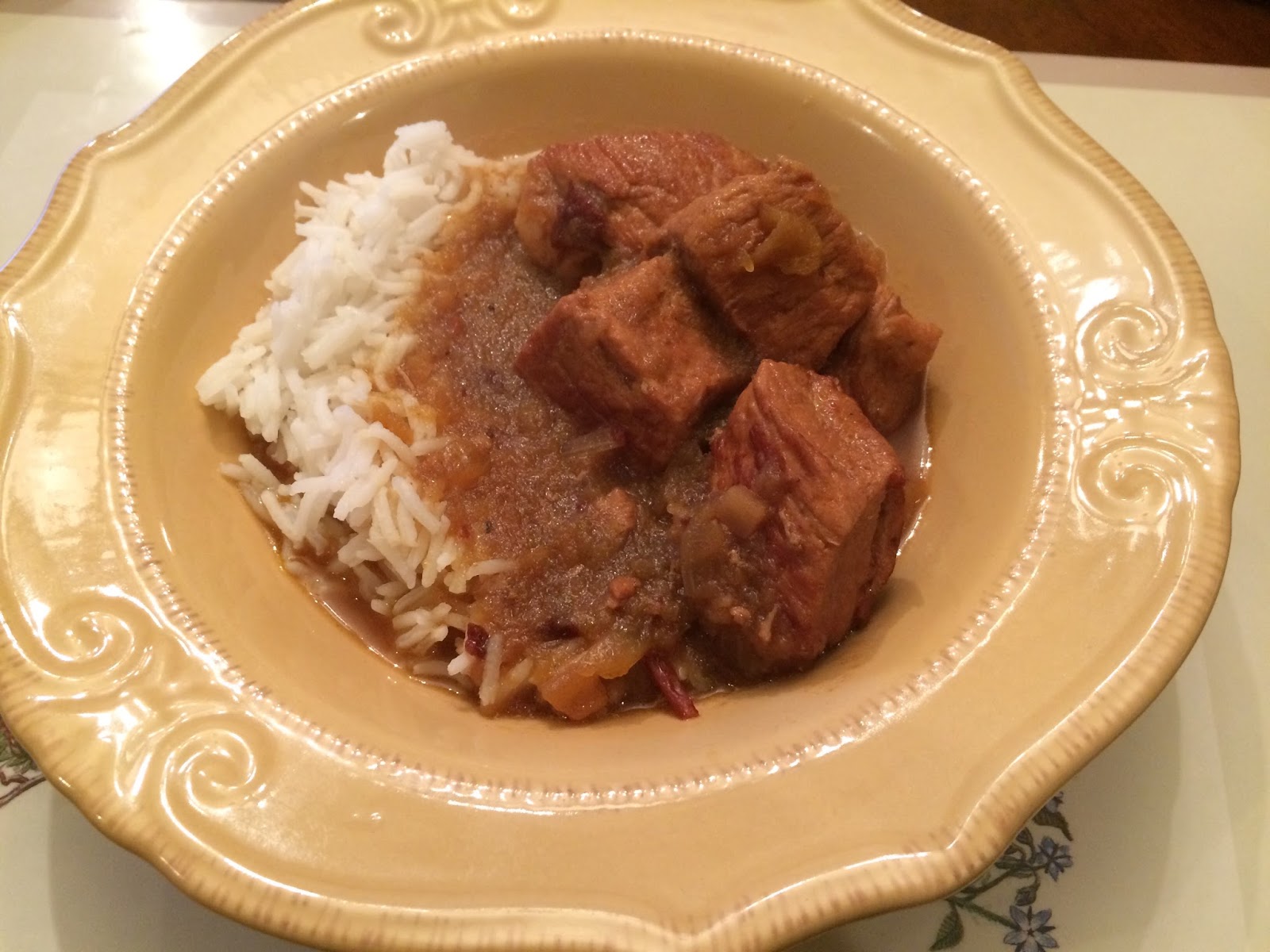 What Not to Burn: Peruvian Pork Stew with Chiles, Lime, and Apples