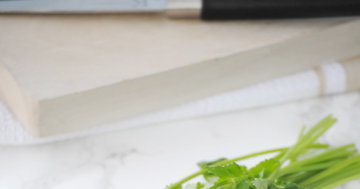 Pienso...luego cocino: Picar cilantro fresco