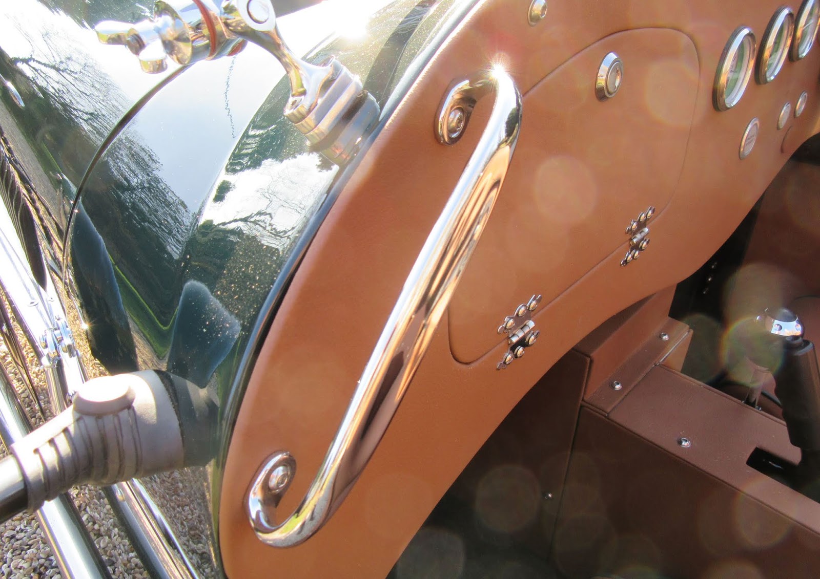 Aero Merlin MG 3 barrelback three wheeler: Alan's barrelback!