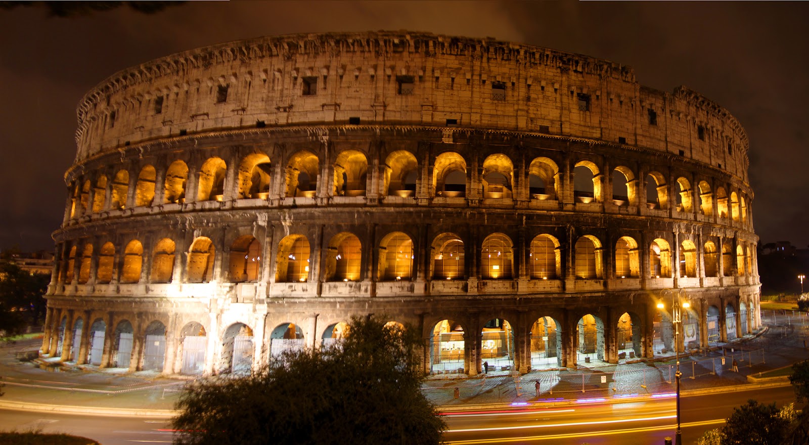 Les merveilles du monde: Le Colisée De rome: La nuit