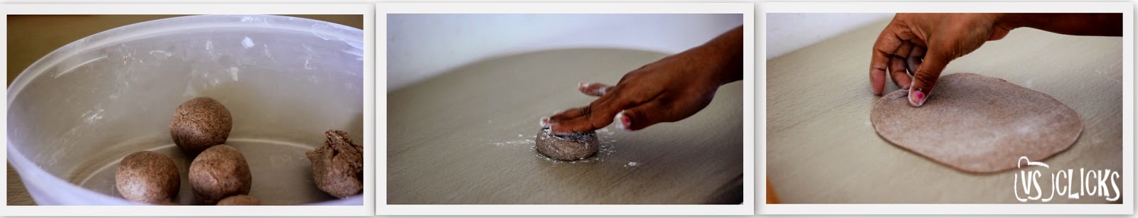 Vinayaka's Kitchen: Ragi Chapathi - Indian Ragi Flatbread - How-to?