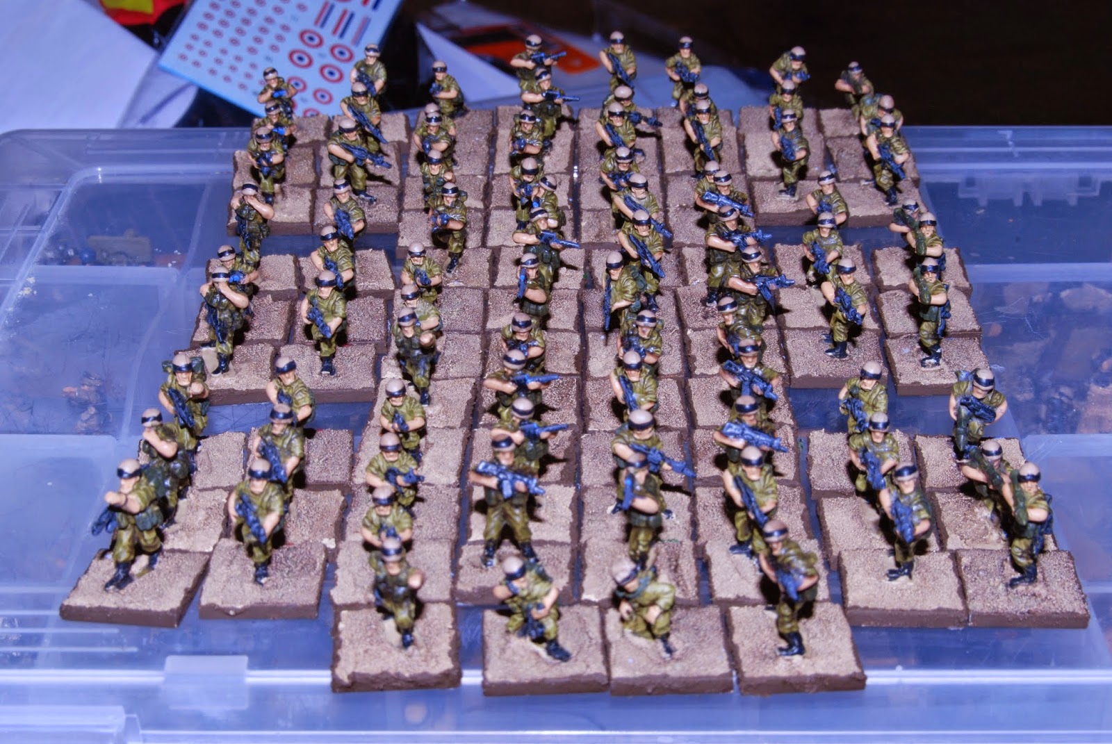 sediment's wargame blog: 15mm Israeli infantry company