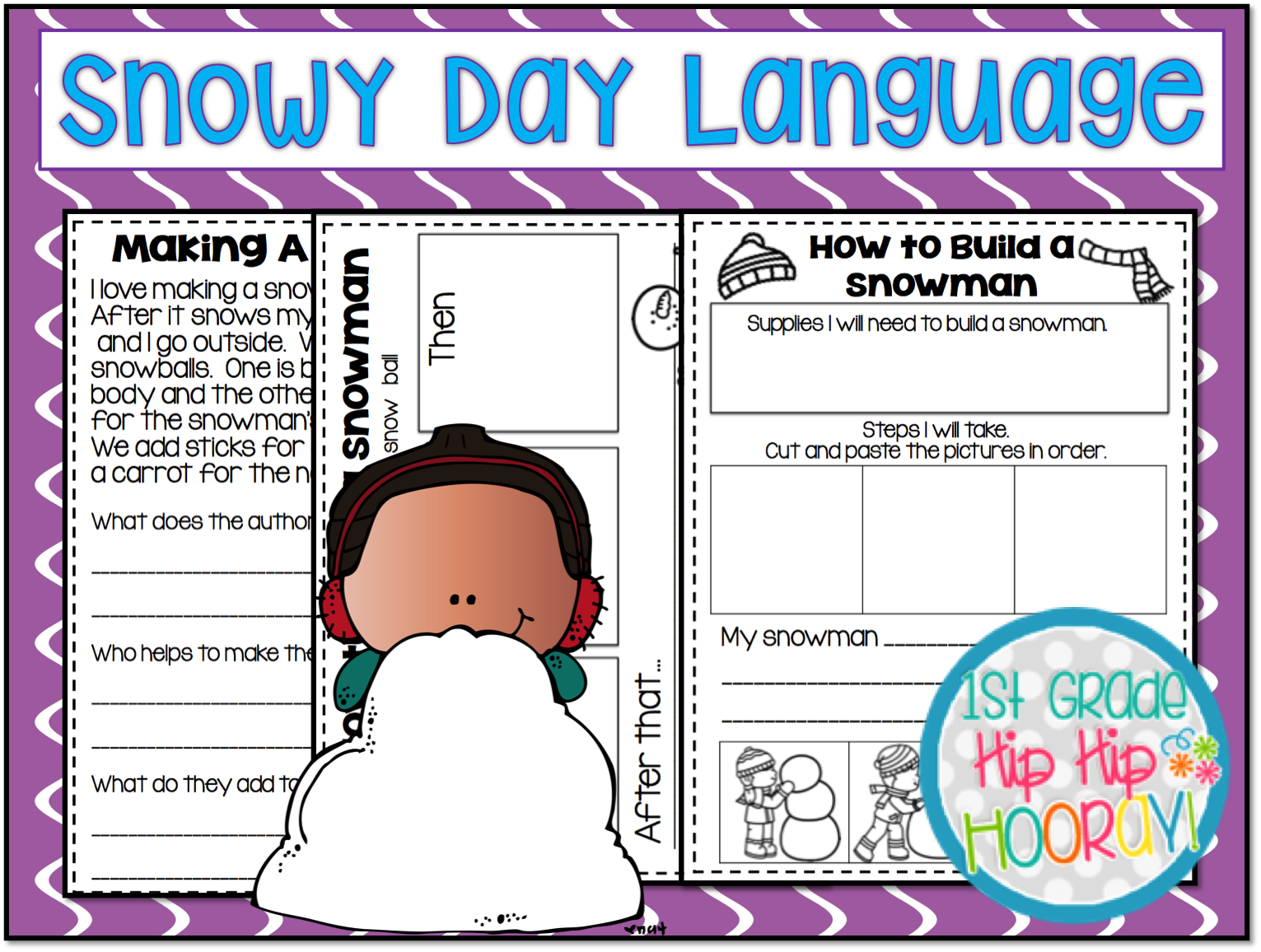 1st Grade Hip Hip Hooray!: Reading, Writing, and Word Work are SNOW ...