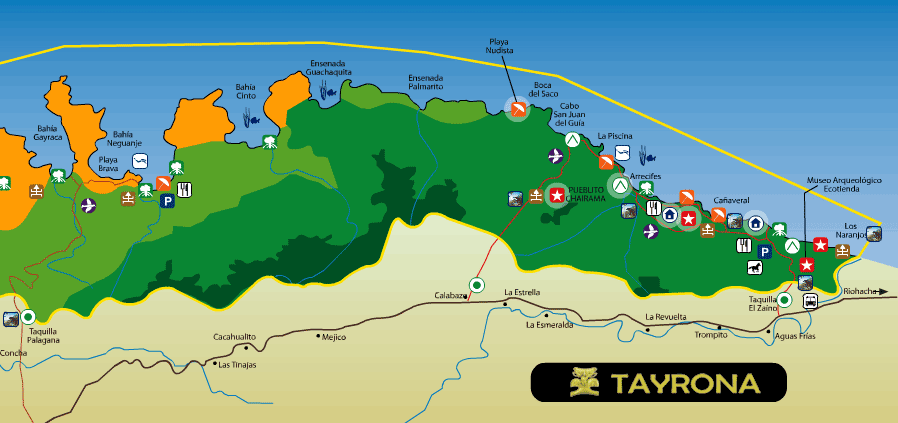 TAYRONA: GETTING THERE ~ Climbing in Colombia