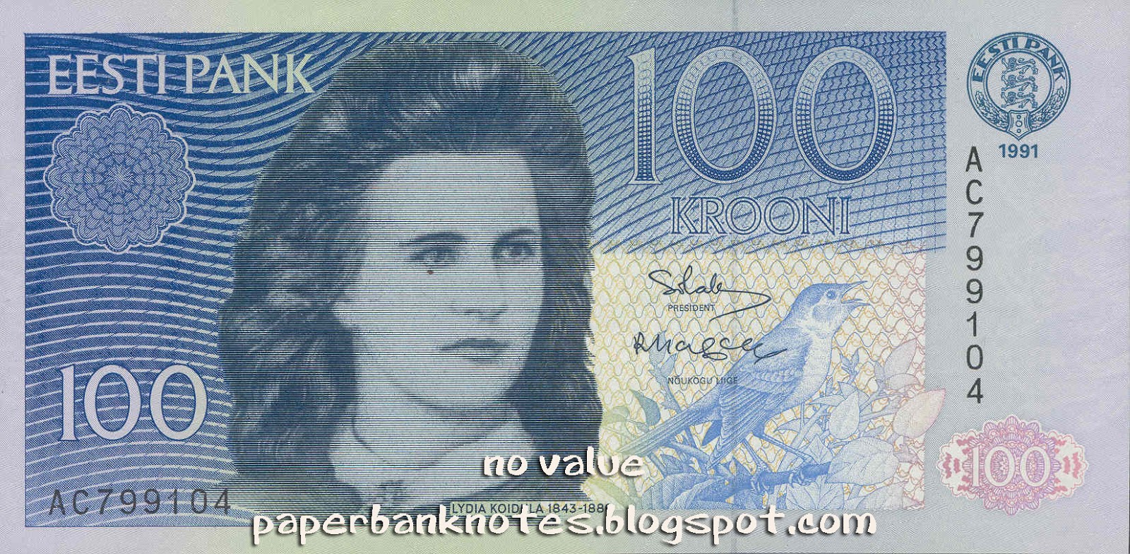 europe: Estonia - 100 Krooni